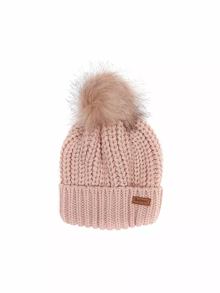 Barbour saltburn beanie pink store